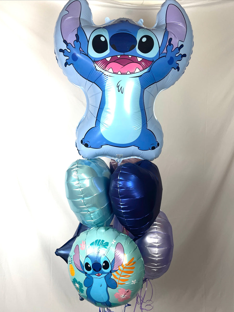 Stitch bunch of helium balloons character themed – beautiful balloons