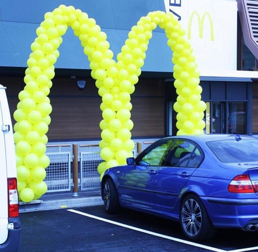 McDonald's Opening 'M' – beautiful balloons