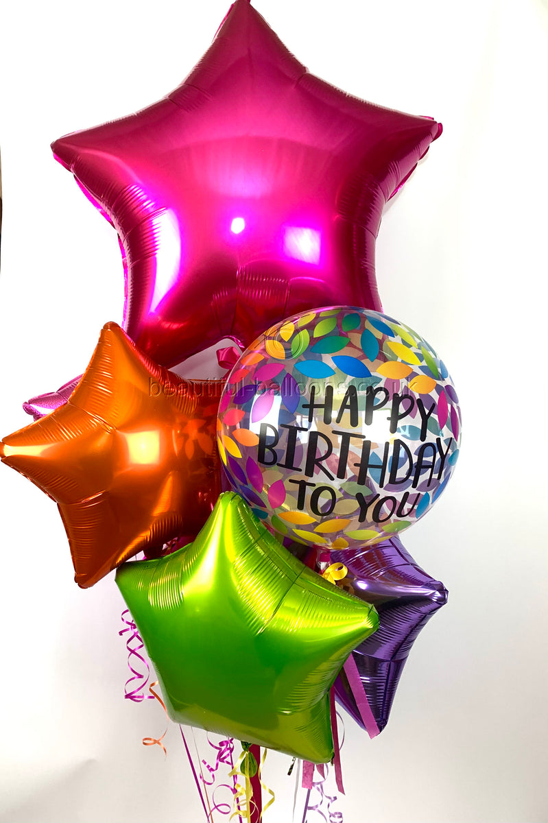 Tutti Frutti Happy Birthday Bunch – beautiful balloons
